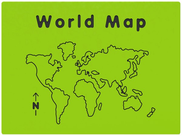 World Map Play Panel | Schoolscapes US