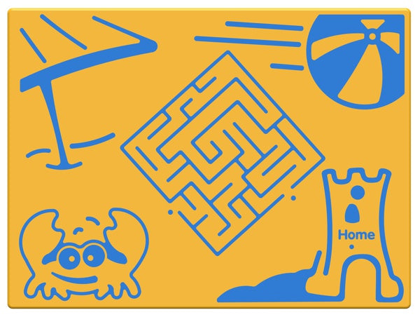 Beach Maze Play Panel | Schoolscapes US