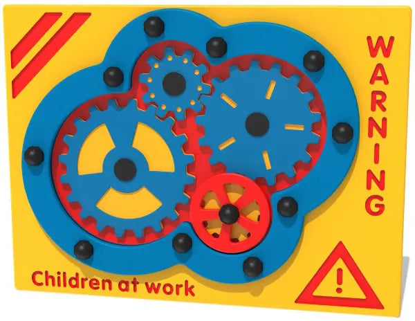 Children at Work Cog Play Panel | Schoolscapes US