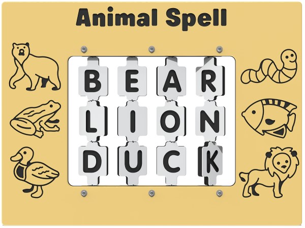 Animal Spelling Play Panel | Schoolscapes US