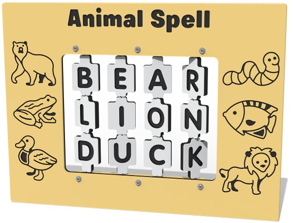 Animal Spelling Play Panel