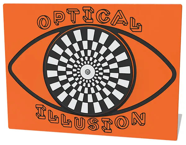Revolving Rectangles Optical Illusion Play Panel