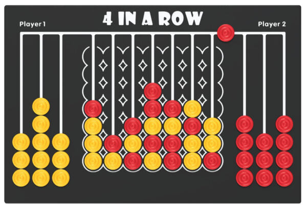 Giant 4 in a Row Game Play Panel