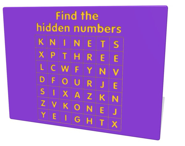 Number Search Play Panel | Schoolscapes US